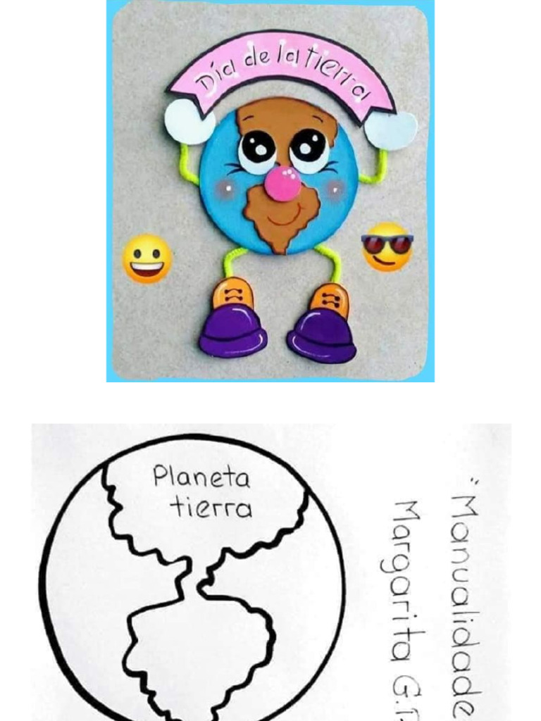 Manualidades del Día de la Tierra para Niños | PDF