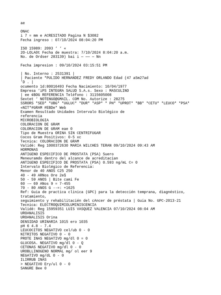 Escaneadoel9-10-20243 35 57p .M. Output | PDF | Antígeno específico de ...