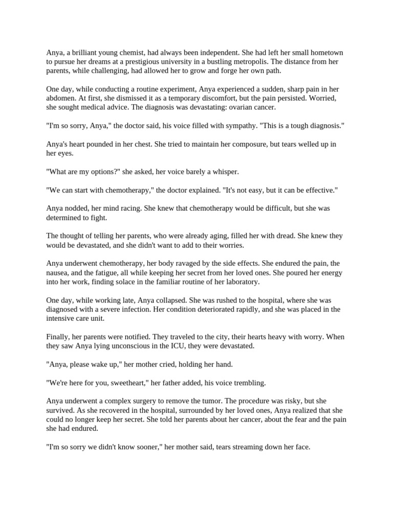 Anya | PDF | Intensive Care Unit | Cancer