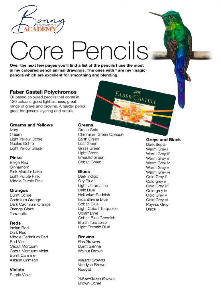 Core Pencils | PDF