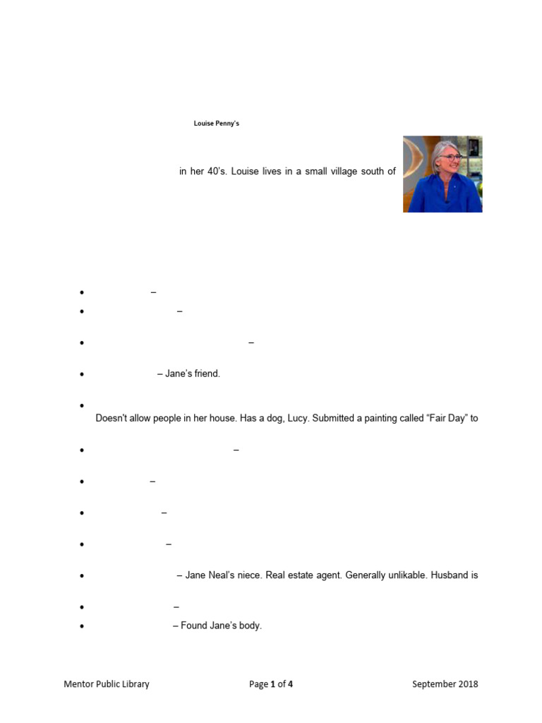 Still Life Discussion Questions | PDF