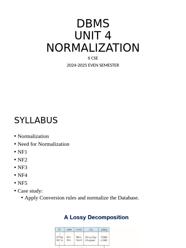Database Normalization Techniques Guide | PDF