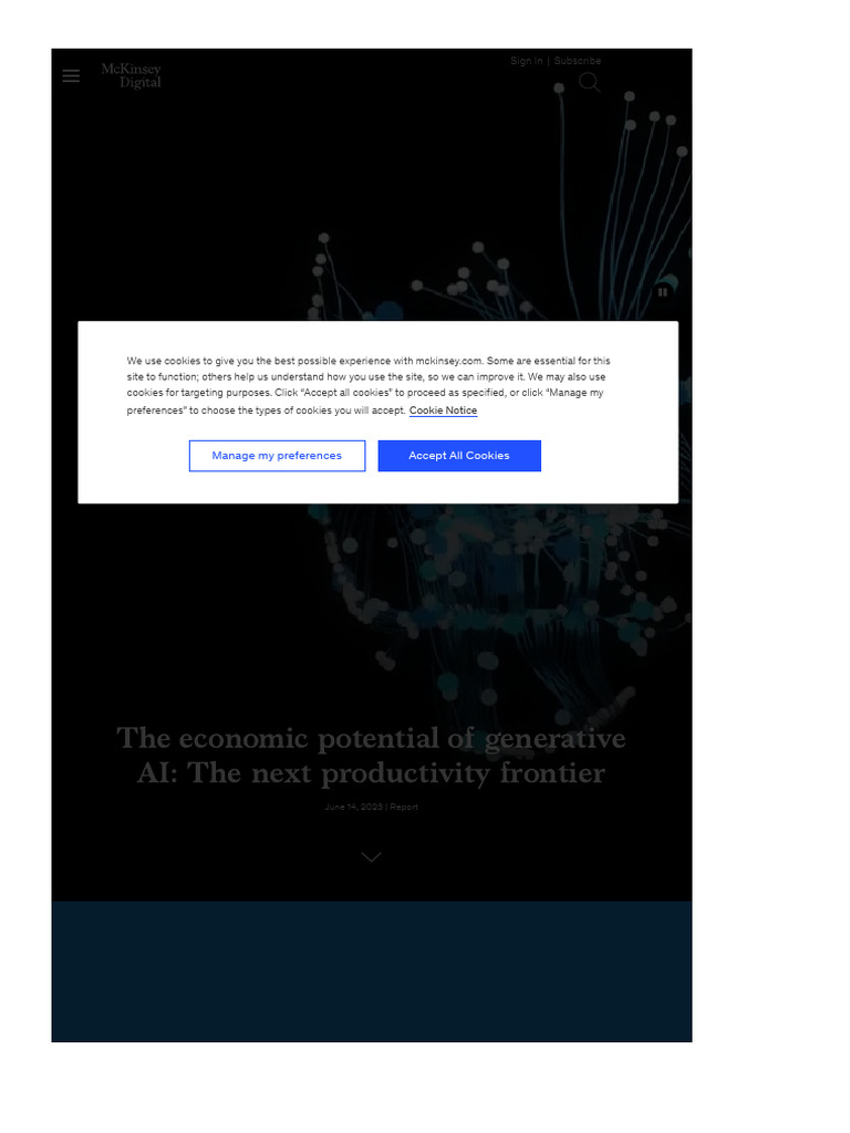 Generative AI's Economic Impact Report | PDF | Artificial Intelligence ...