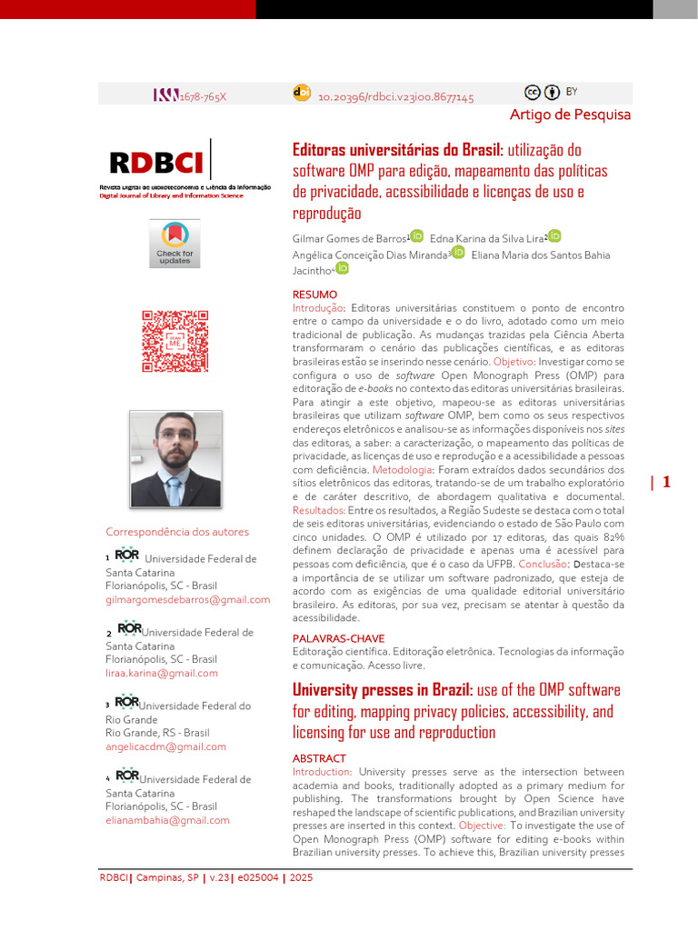 Utilização Do Software Omp | PDF | Software gratuito | Livros