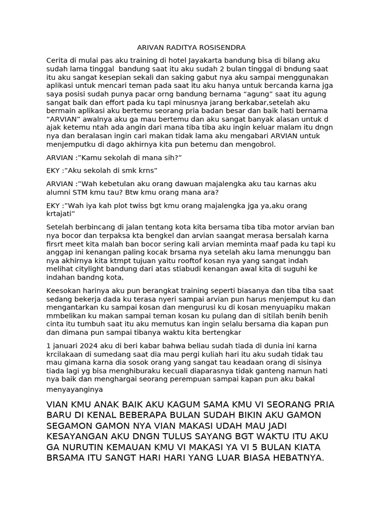 Arian Raditya Rosisendra | PDF
