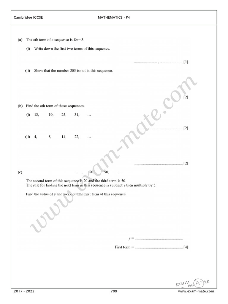 Sequences P4 | PDF | Mathematics | Mathematical Objects