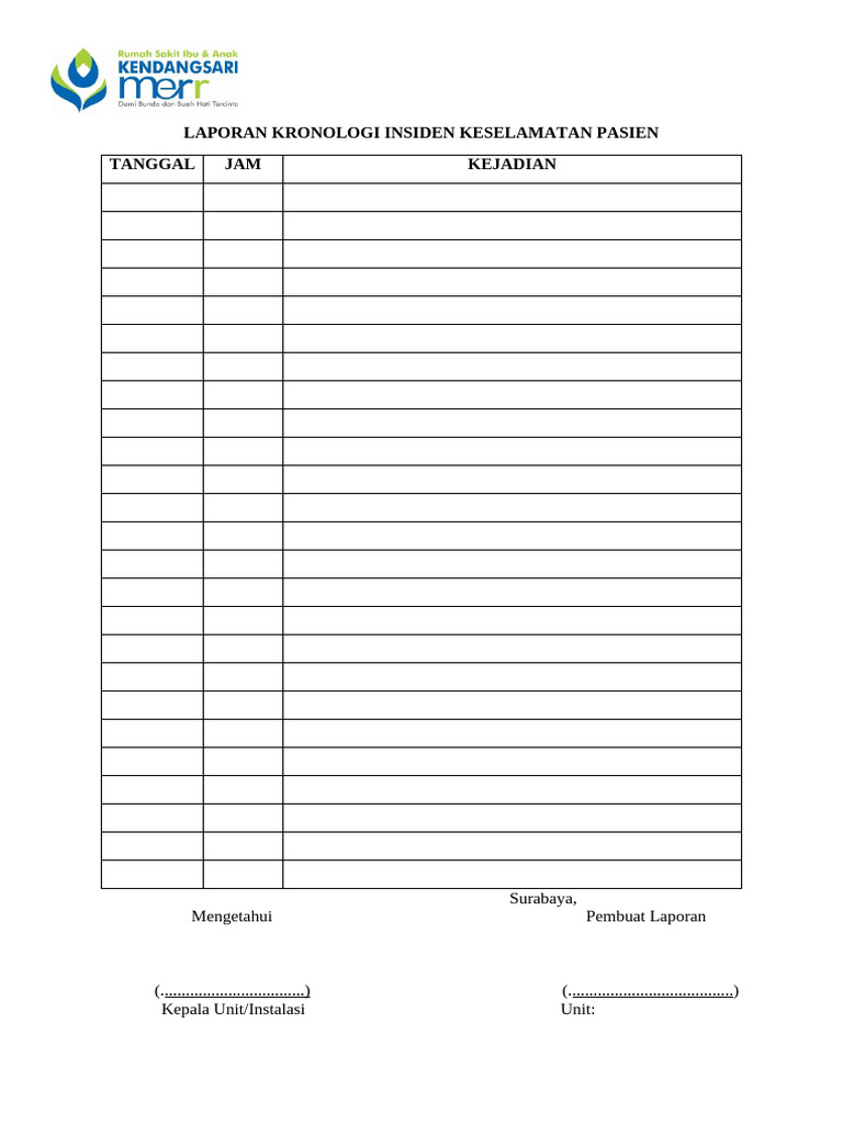 Form Kronologi | PDF