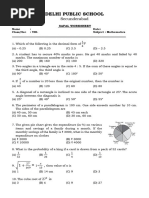 IMO Class 7 Syllabus Overview (2025) | PDF