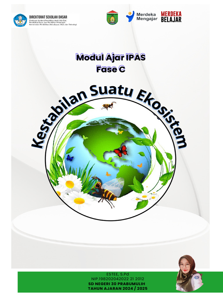 Modul Ajar Ilmu Pengetahuan Alam Dan Sosial (IPAS) - Kestabilan Suatu Ekosistem - Fase C.pdf (20 ...