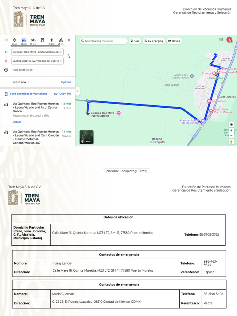 Croquis Tren Maya 2024 | PDF