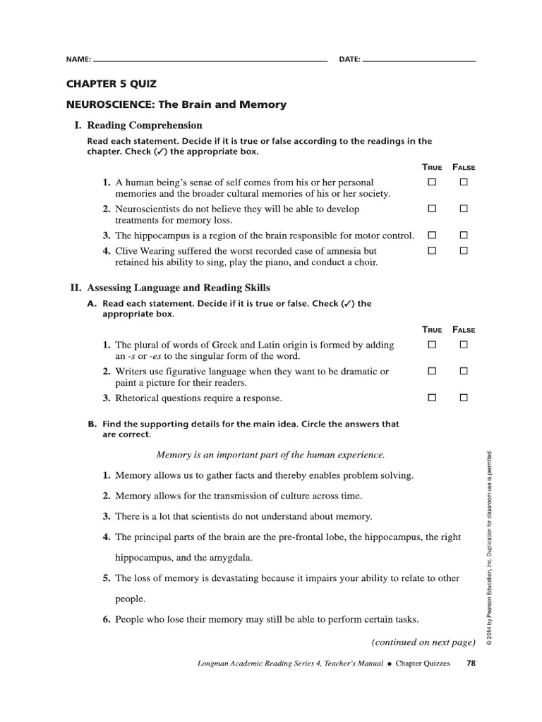 Ch.5 - Quiz & Answer | PDF