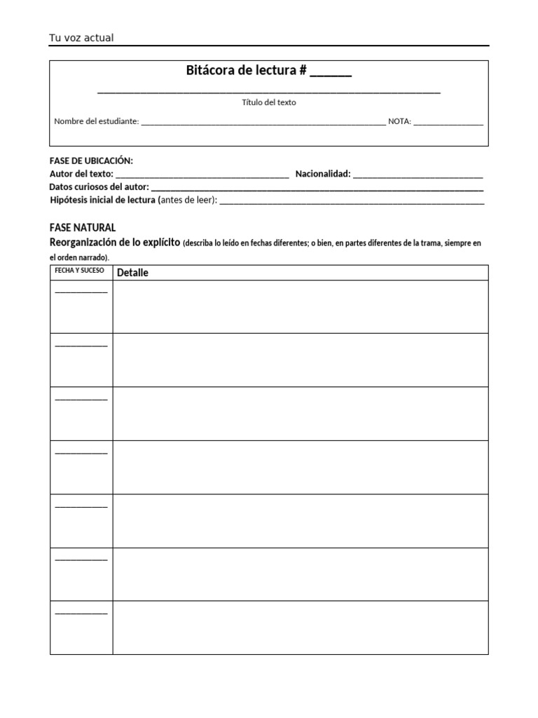 Bitácora de Lectura Textos Largos | PDF | Ideologías | Autor