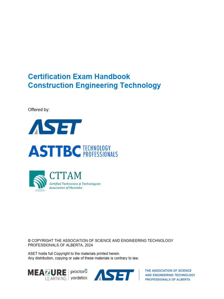 Certification Handbook Construction | PDF | Specification (Technical Standard) | Desktop Computer