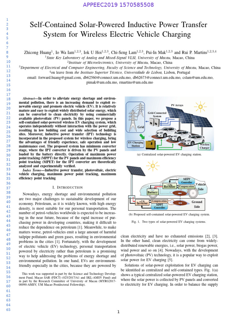 Self-Contained Solar-Powered Inductive Power Transfer System For ...