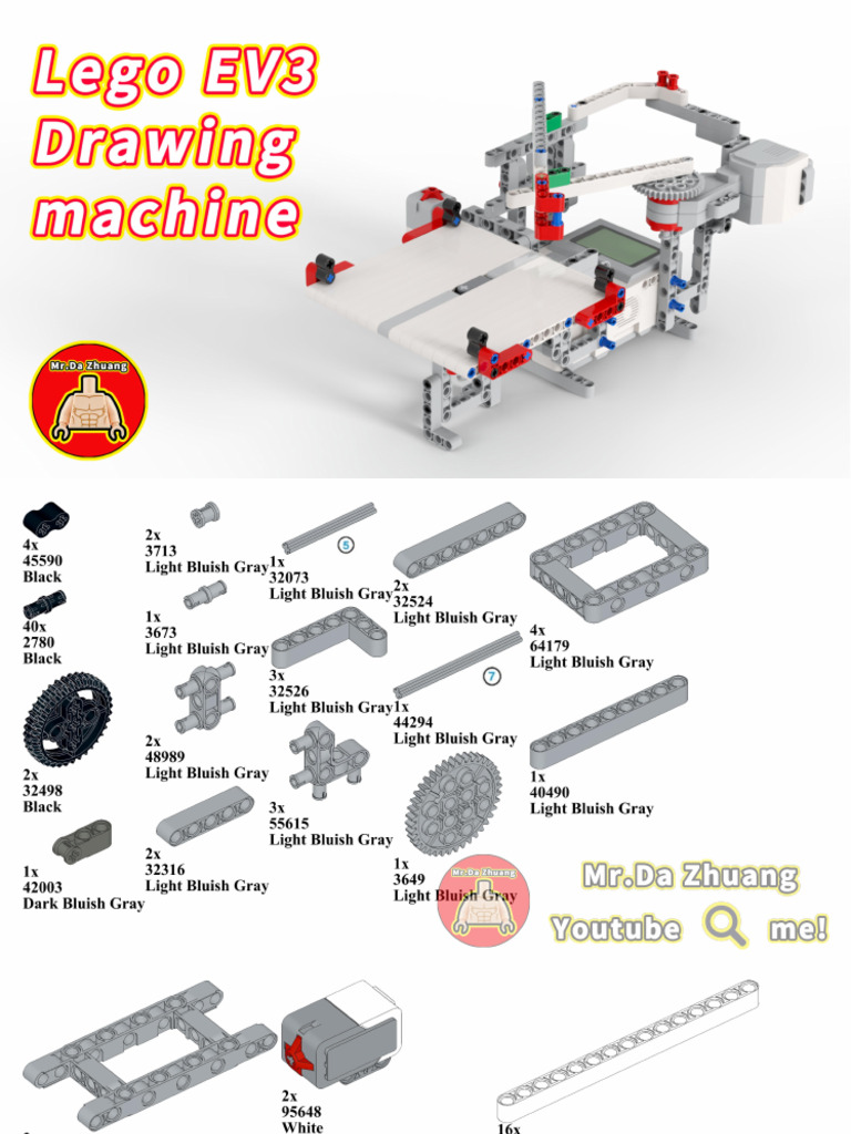 Lego Ev3 Drawing Machine | PDF