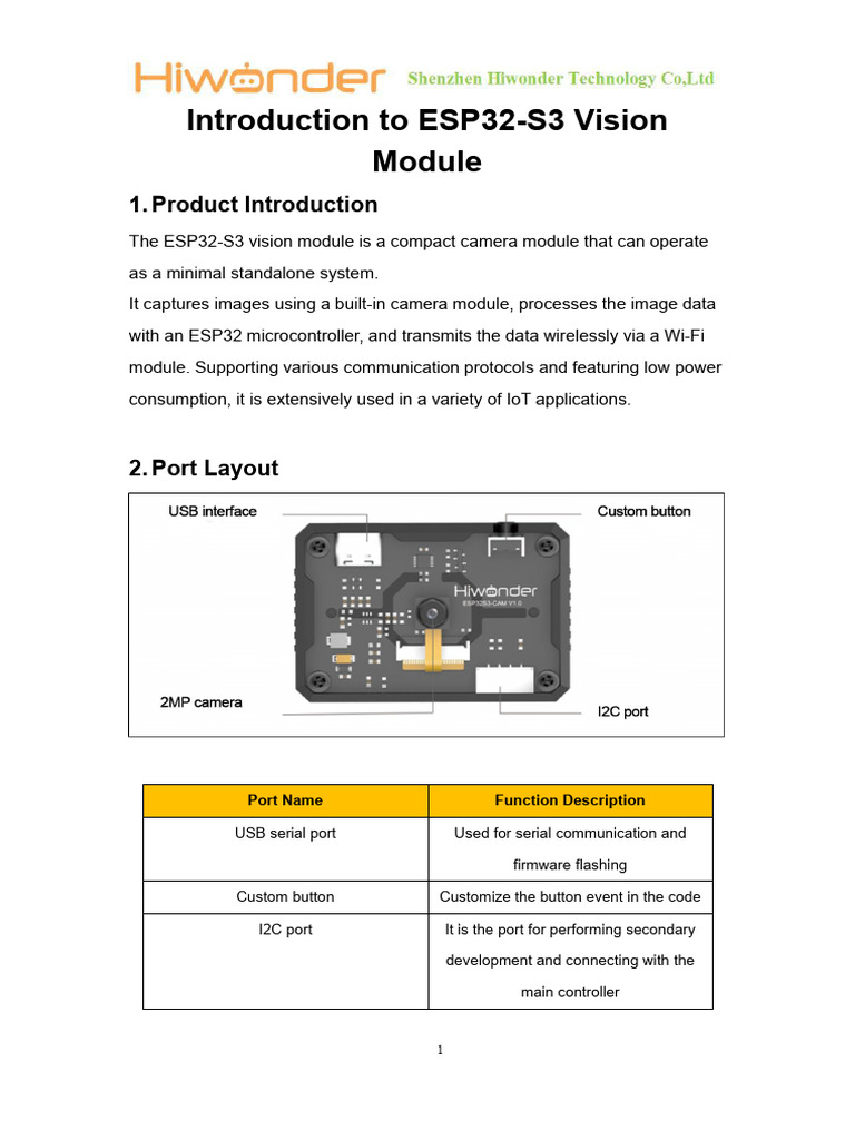 7.1 Introduction To ESP32-S3 Vision | PDF | Microcontroller | Wi Fi