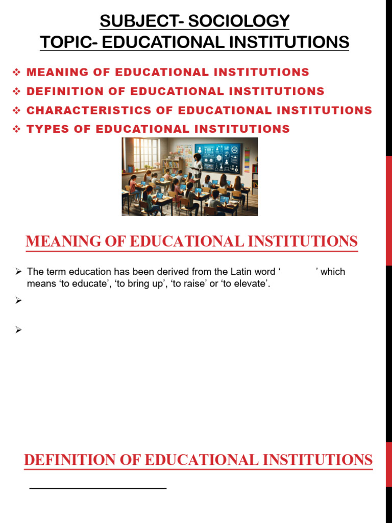 Educational Institutions | PDF | Mentorship | Teachers
