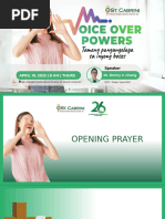 Opening Prayer for Training Seminar | PDF | Career & Growth | Self ...