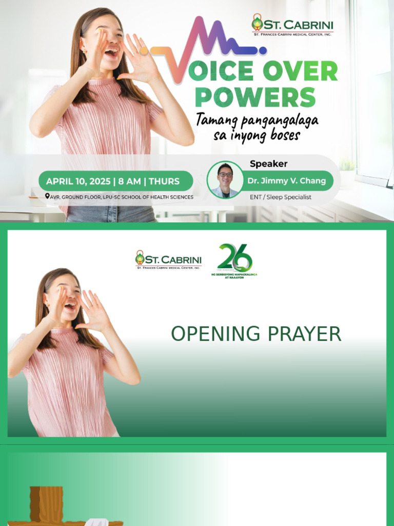 Lay Fora Presentation - Voice | PDF
