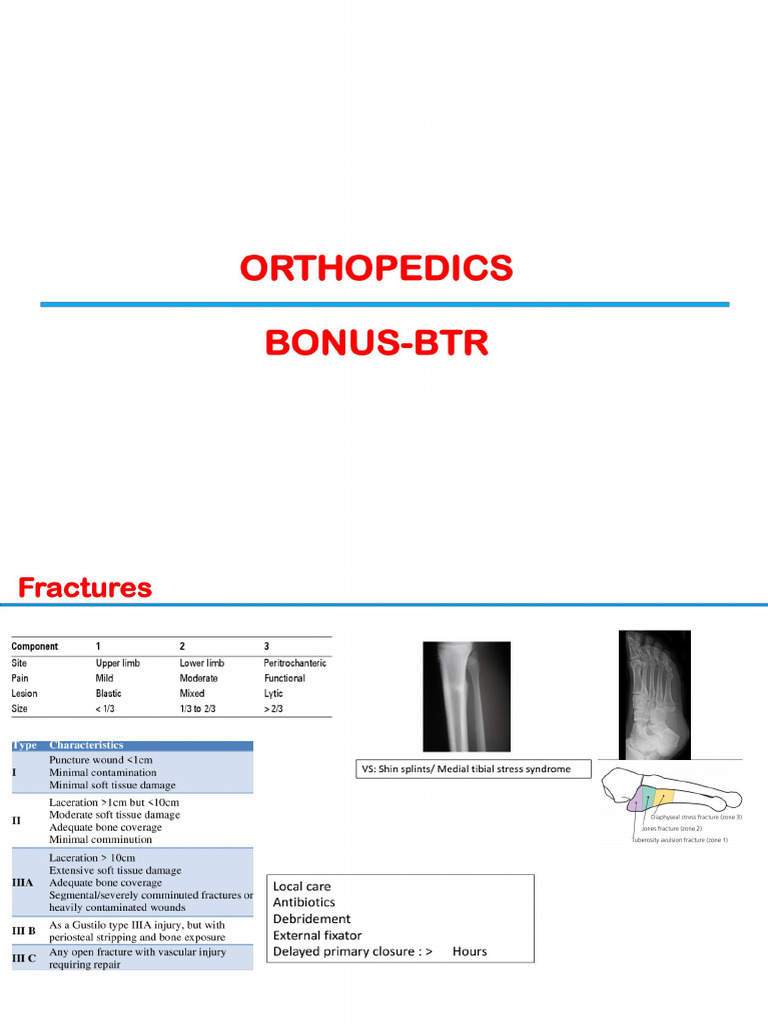 Ortho Bonus Notes | PDF