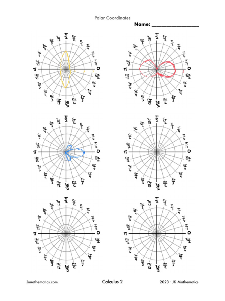 32b205 E62b 7fd7 f650 1c8a7117b - Blank - Polar - Graphs | PDF