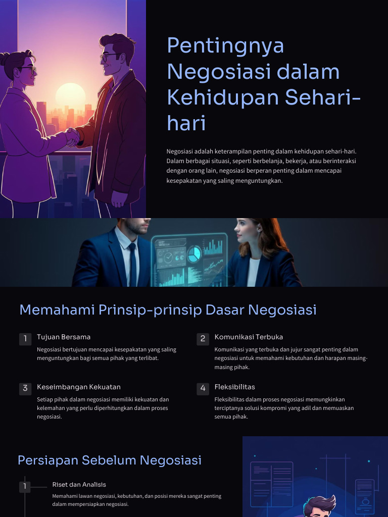 Pertemuan 4 (Pentingnya Negosiasi Dalam Kehidupan Sehari Hari) | PDF