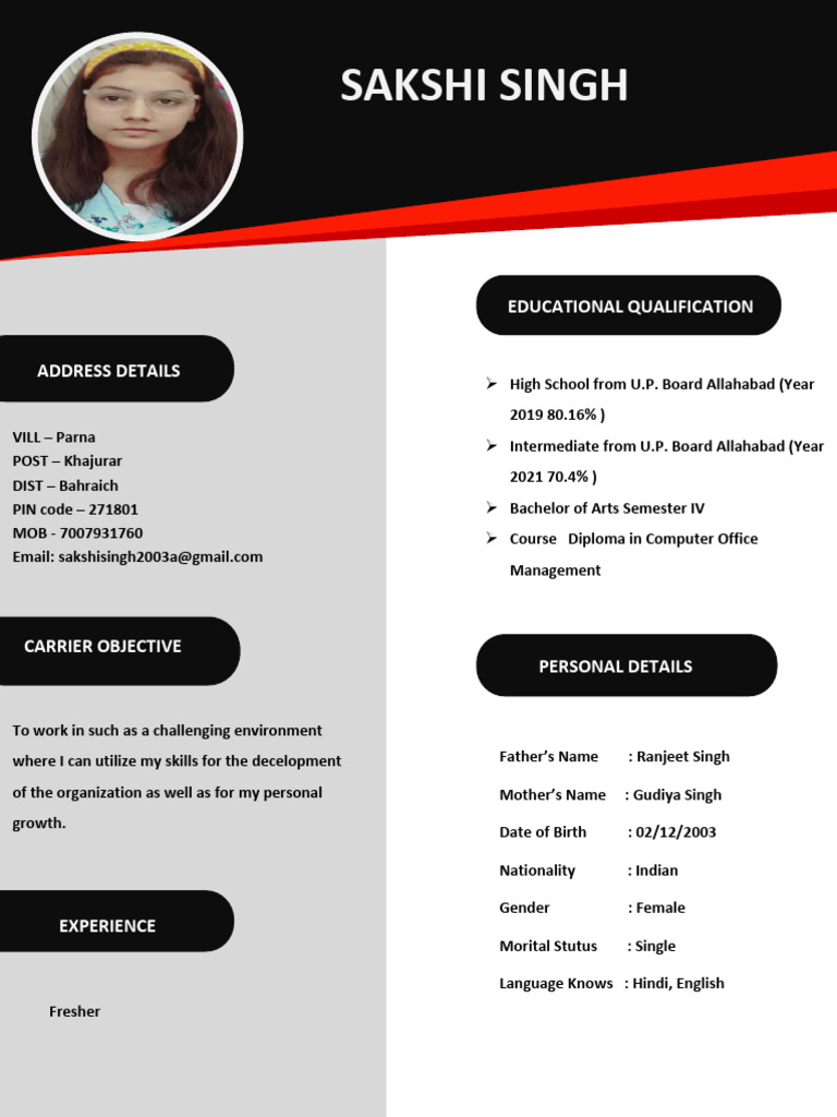 Sakshi Resume | PDF
