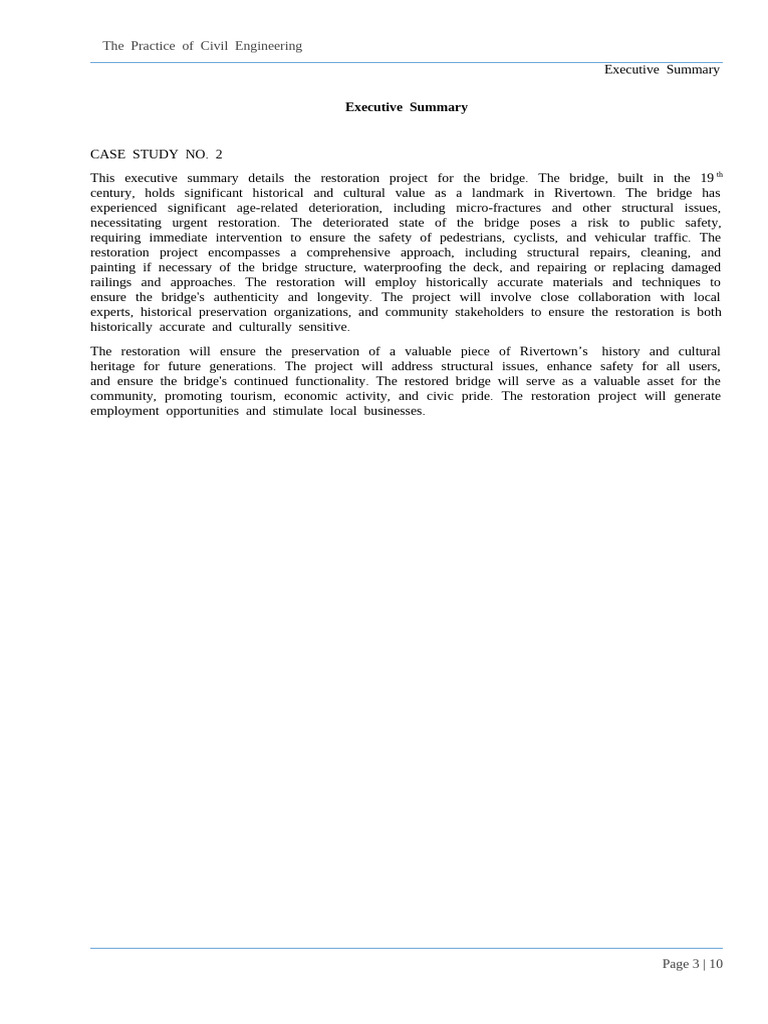 executive summary case study 2 | PDF