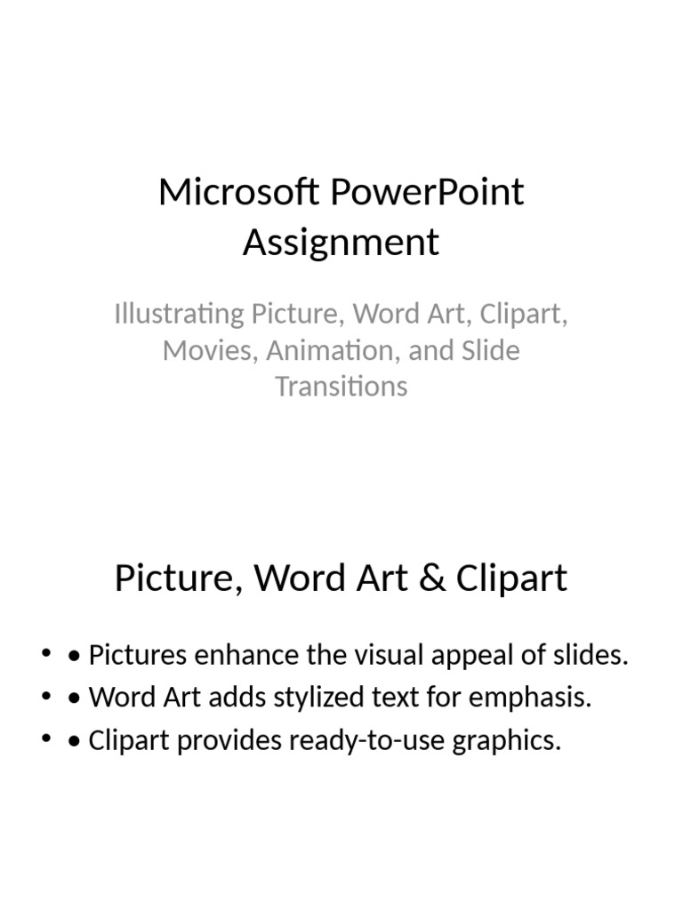PowerPoint Assignment | PDF