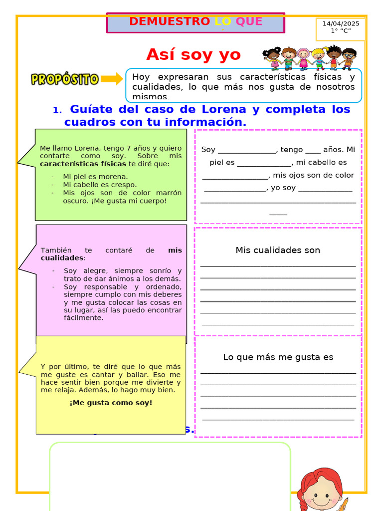 Ficha PS Asi Soy Yo | PDF