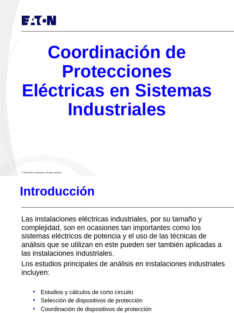 Coordinación de Protecciones Eléctricas en Sistemas Industriales | PDF | Fusible (Eléctrico ...