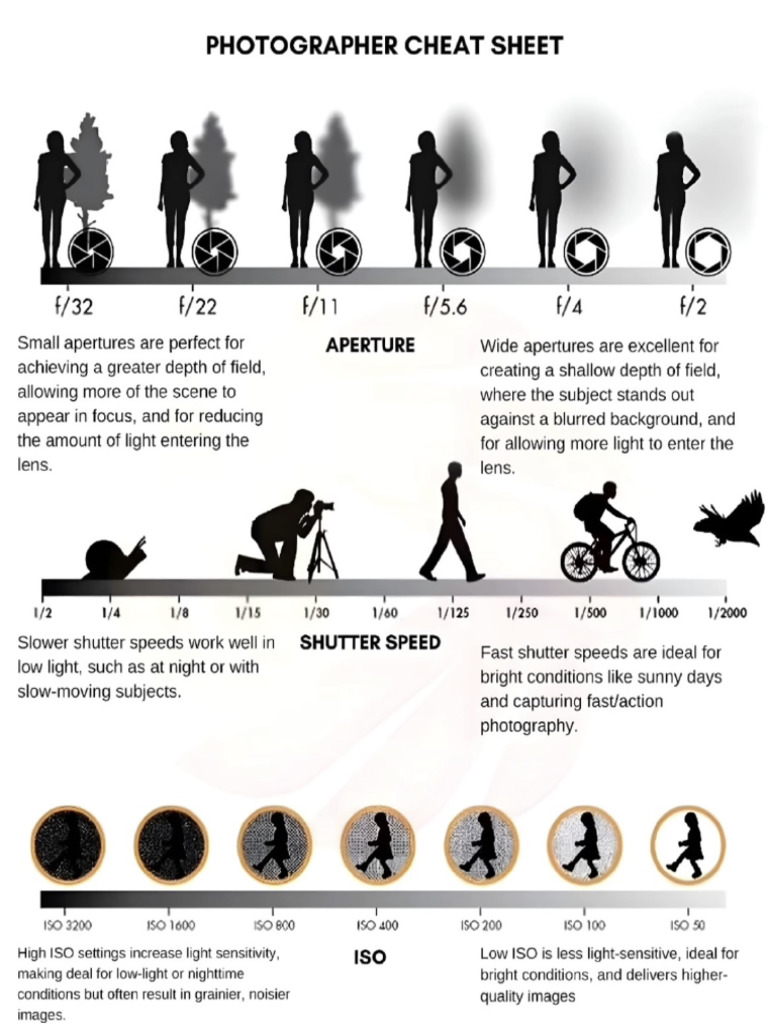 Cheat Sheet For Photography | PDF
