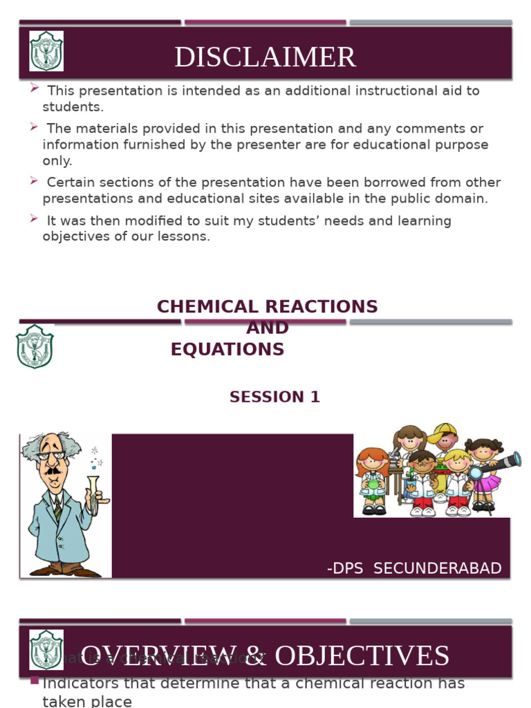 Understanding Chemical Reactions | PDF | Chemical Reactions | Chemical ...