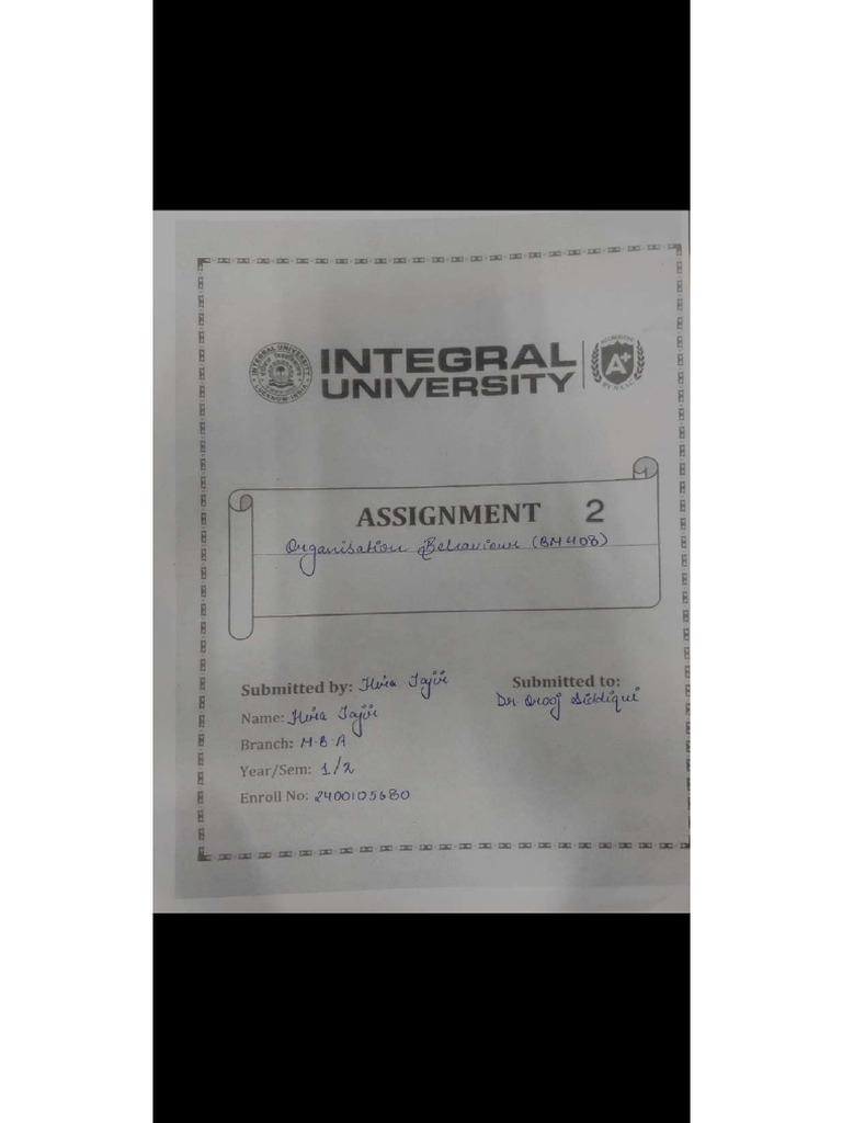 OB Assignment 2_compressed | PDF
