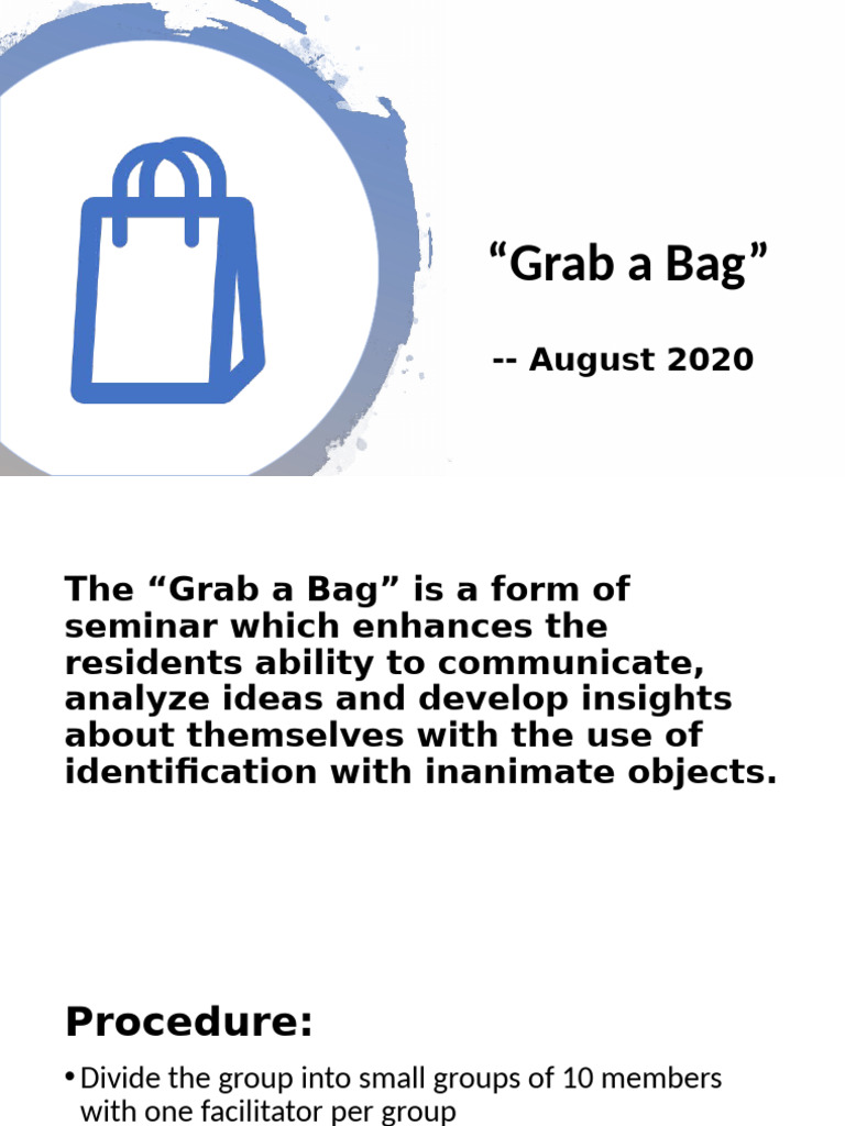 Grab A Bag | PDF
