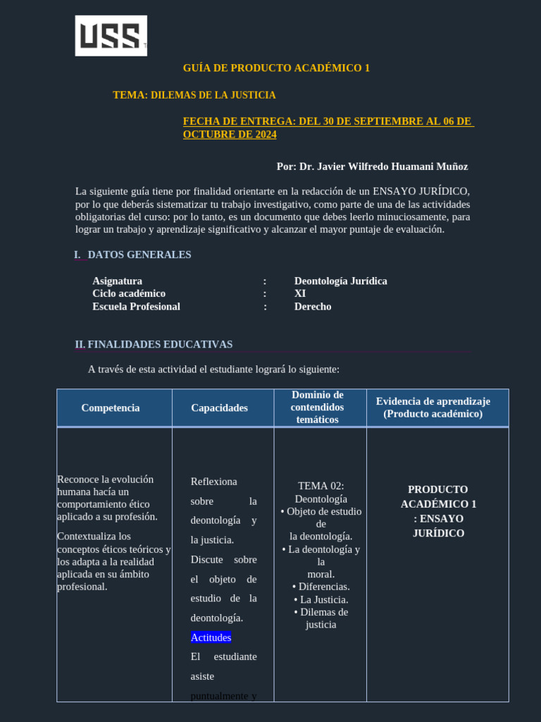Guía Producto Acreditable Pa1 - Ensayo Juridico.. | PDF | Estilo apa | Ensayos