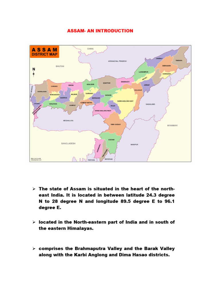 Geography and Features of Assam | PDF | Earth Sciences | Physical Geography