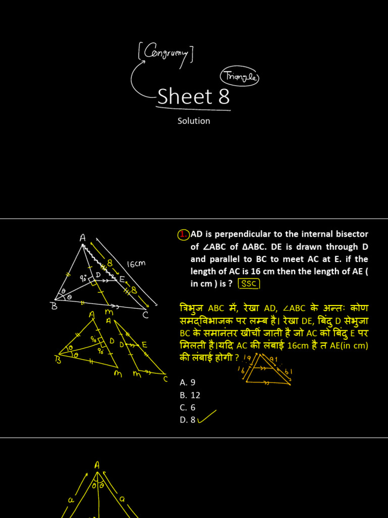 001) Triangle - 22nd Class | PDF