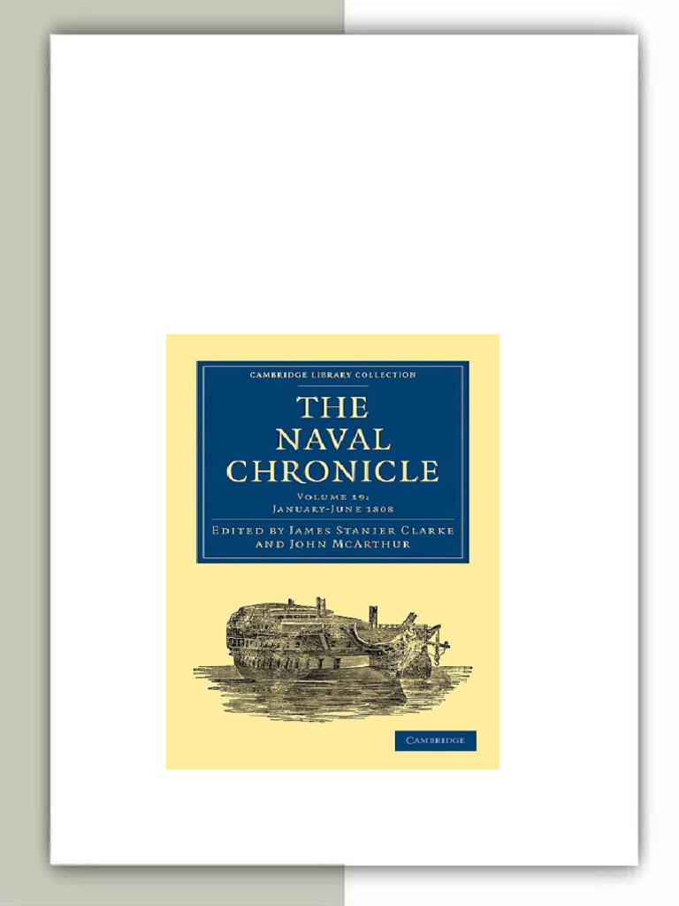 The Naval Chronicle 19 January June 1808 Containing a General and ...