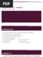 Applications of Set Theory | PDF | Set (Mathematics) | Theory