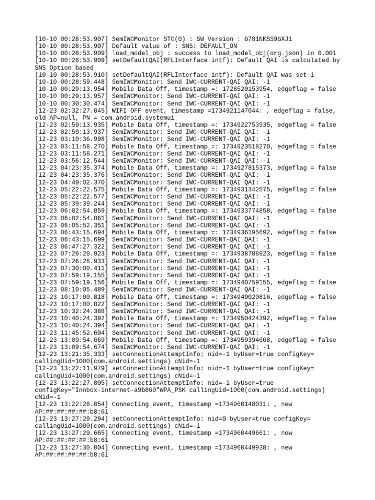 Iwc Dump | PDF | Computer File Formats