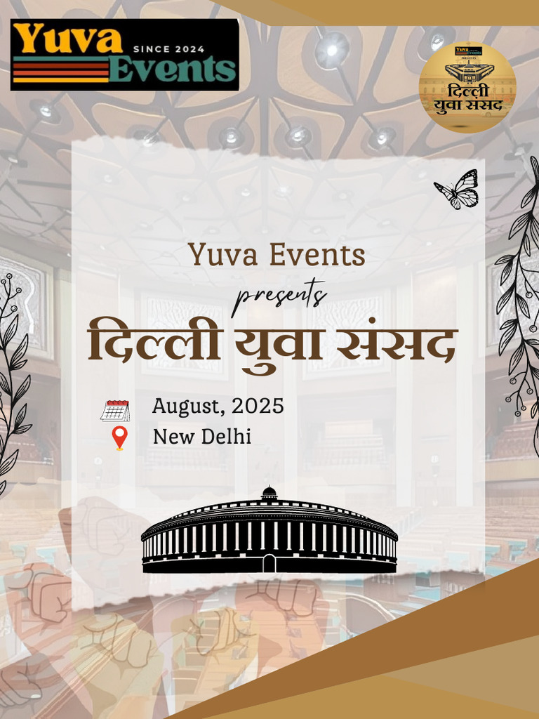 Delhi Yuva Sansad Brochure | PDF