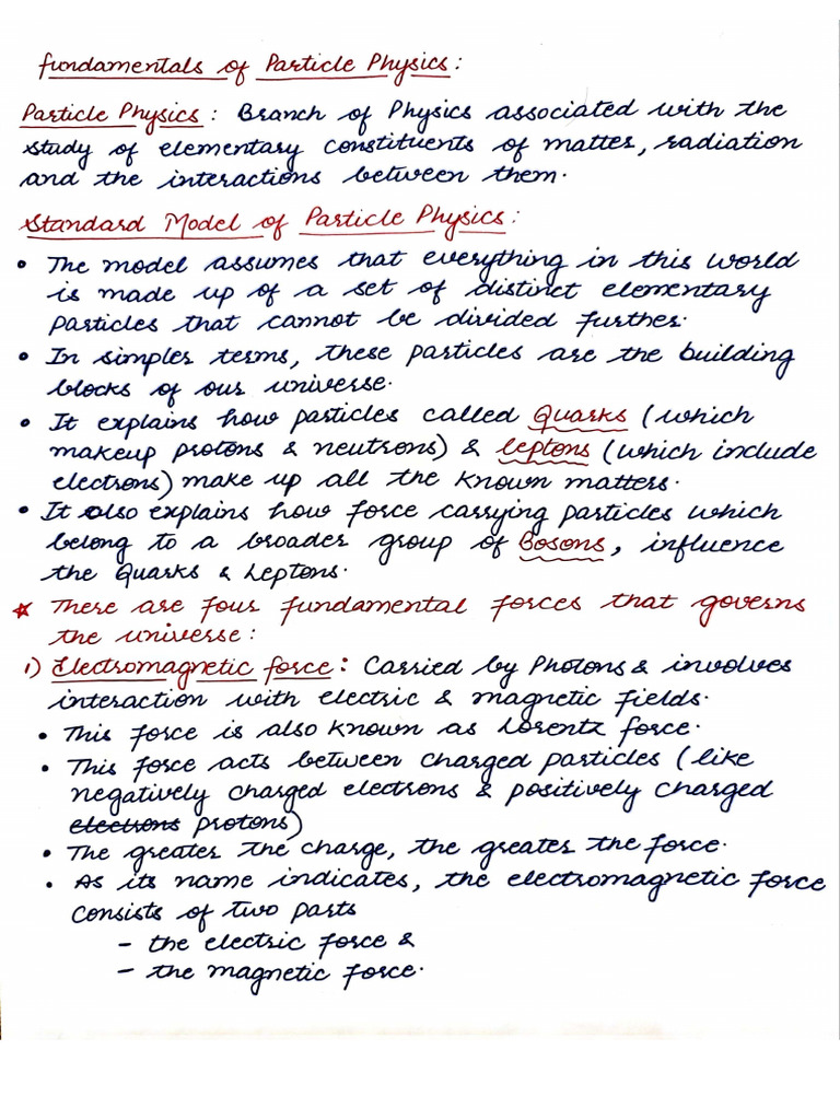 Fundamentals of Particle Physics copy | PDF