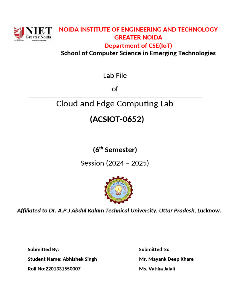 Abhishek CEC Experiment 1,2,3 | PDF | Computing | Software