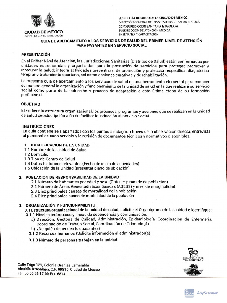 Guia de Acercamiento | PDF