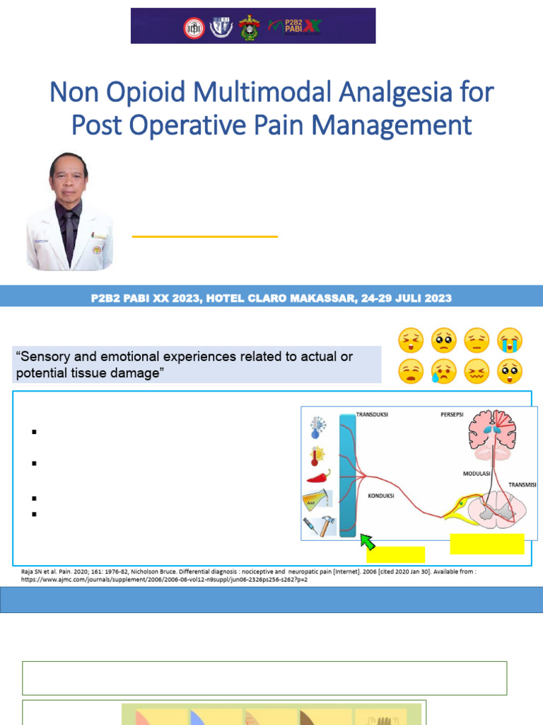 Non Opioid Multimodal Analgesia For Post Operative Pain Management ...