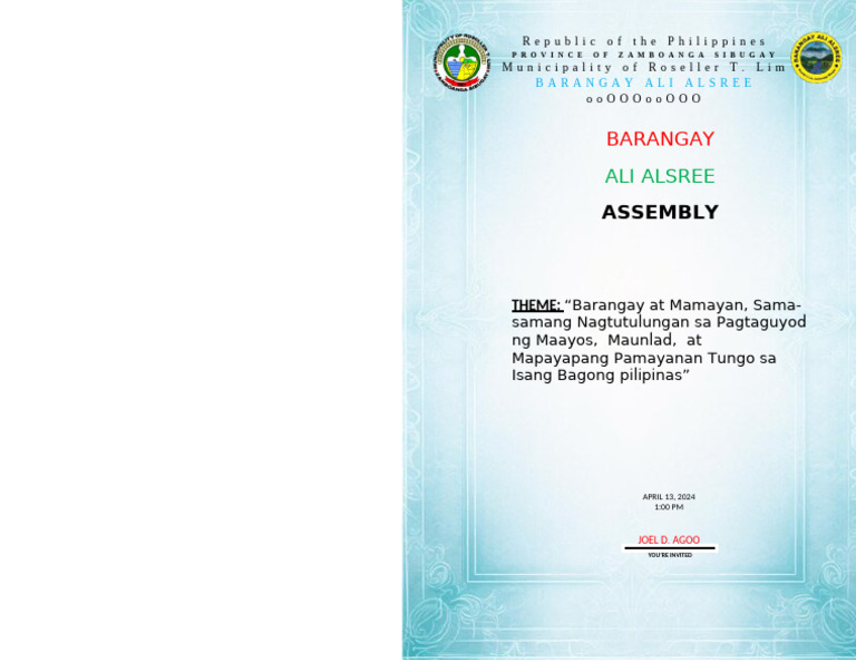 Program Front | PDF