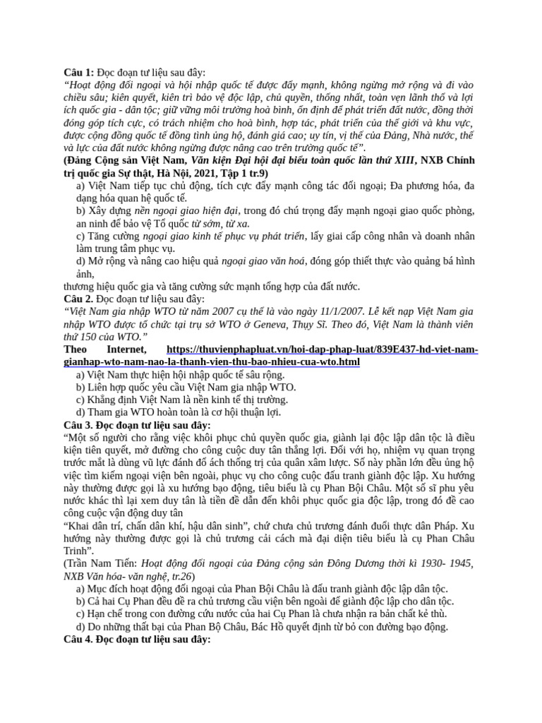 Đúng, sai 12a4, a11 | PDF