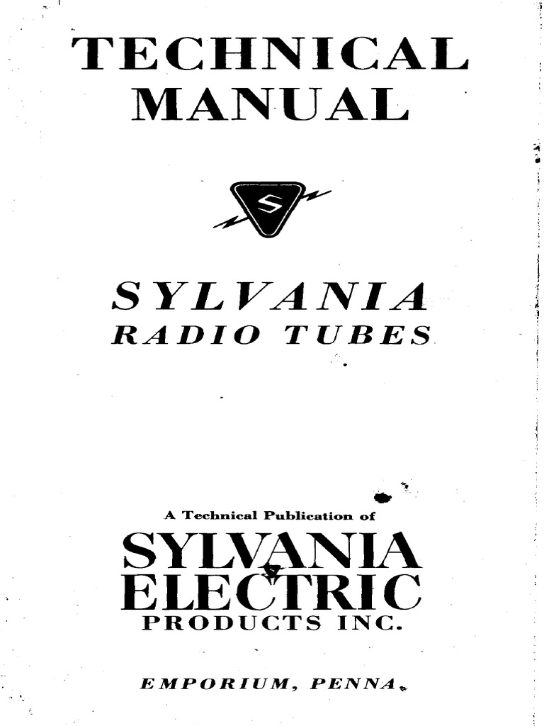 1951 Sylvania Tube Data | PDF
