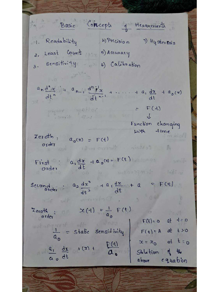 Physics Notes Sensors Pdf